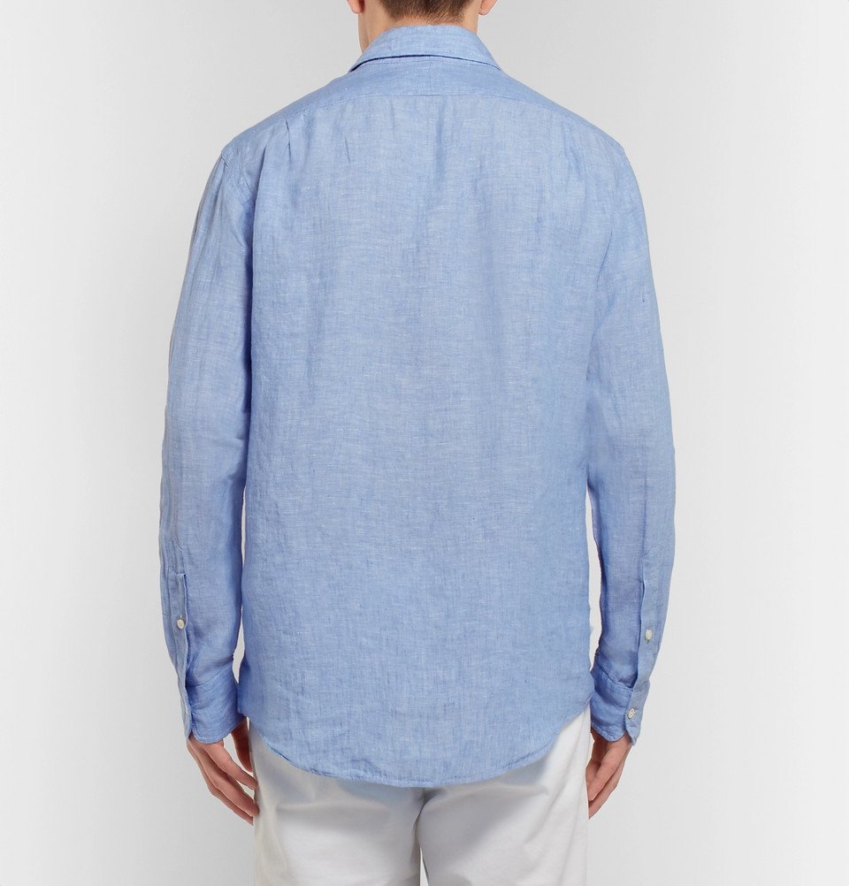Polo Ralph Lauren - Slub Linen Shirt - Men - Blue Polo Ralph Lauren