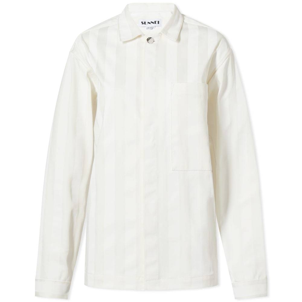 Sunnei Regular Striped Shirt Jacket Sunnei