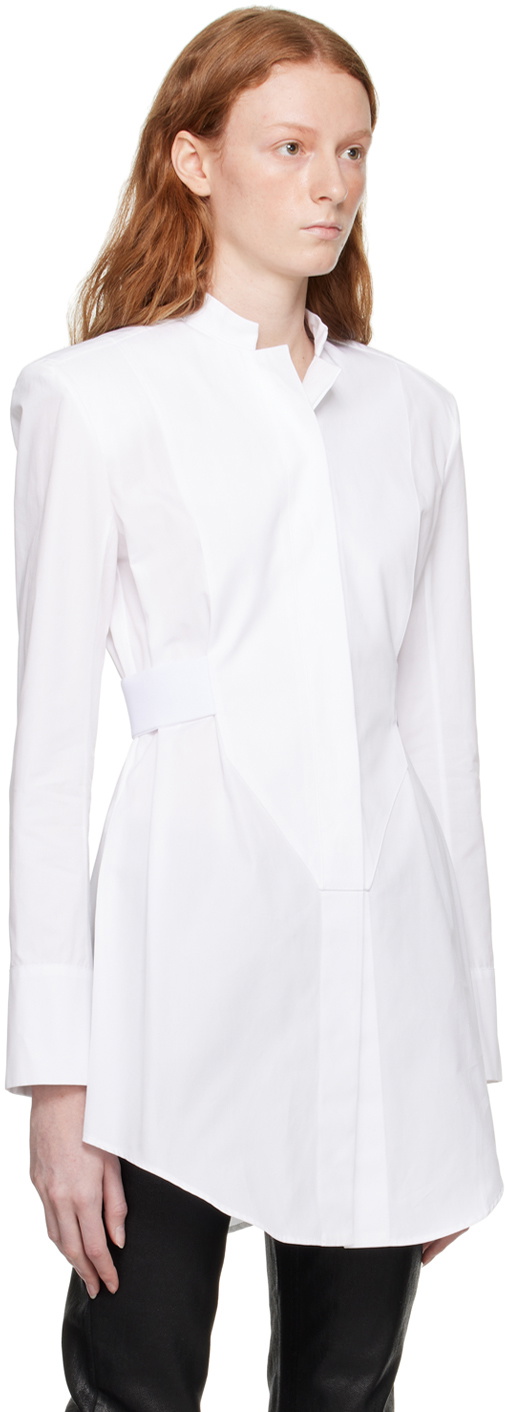 Balmain White Cinched Shirt Balmain