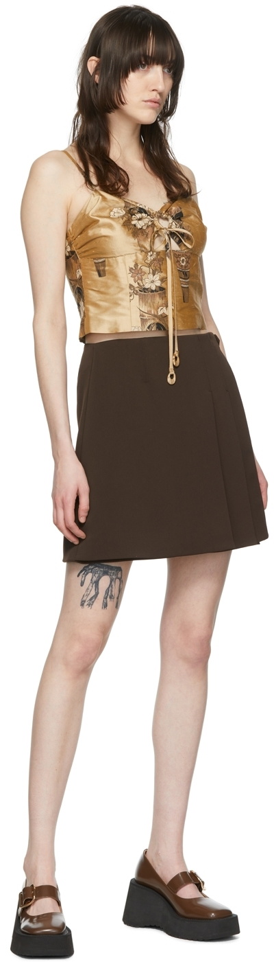 Maiden Name SSENSE Exclusive Beige Sonia Tank Top Maiden Name