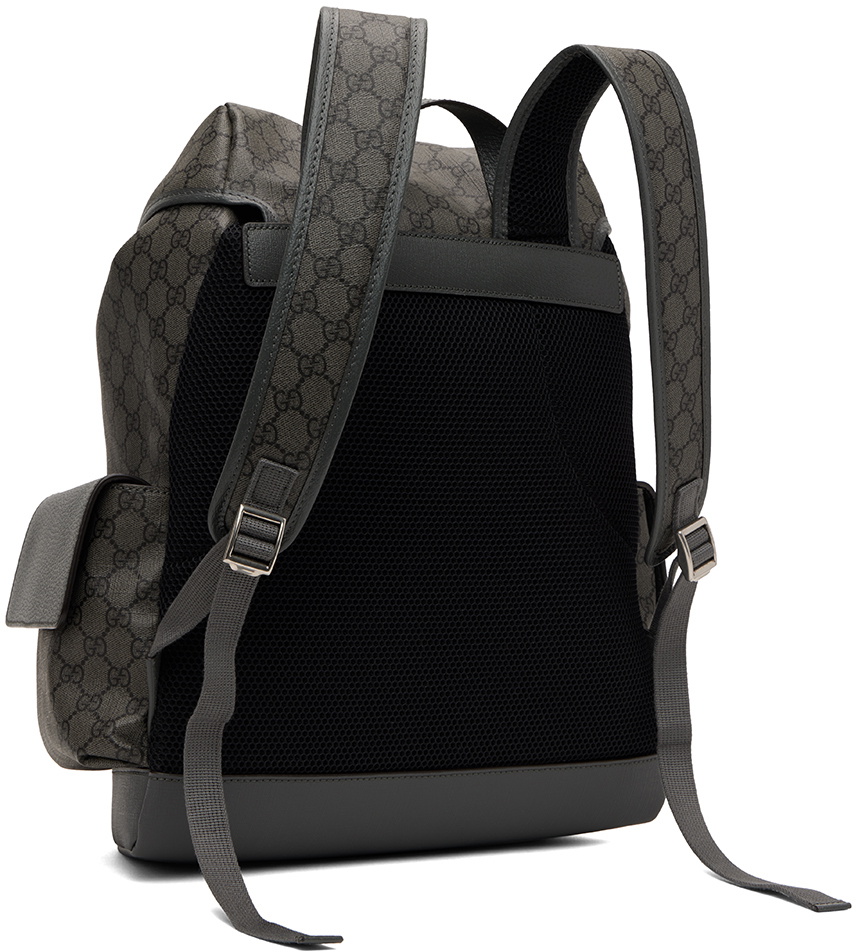 Gucci Gray Medium Ophidia Backpack Gucci