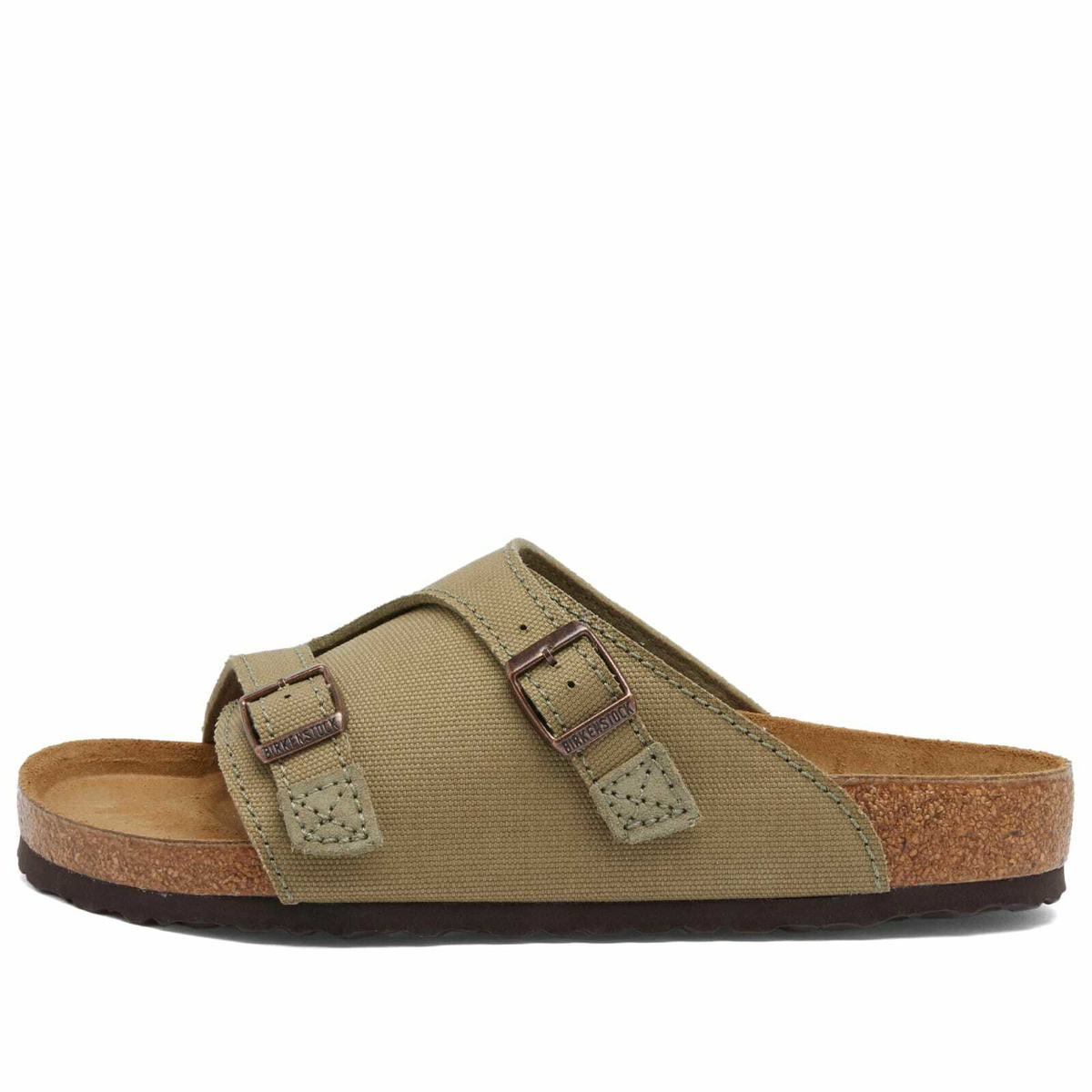 Birkenstock Men's x Jesse Leyva Zürich in Faded Khaki Suede/Canvas ...