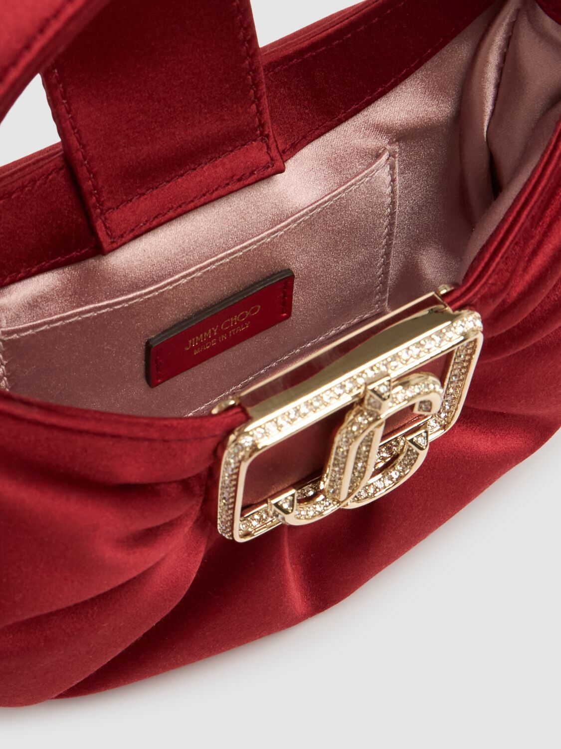 JIMMY CHOO Mini Edie Satin Hobo Bag Jimmy Choo