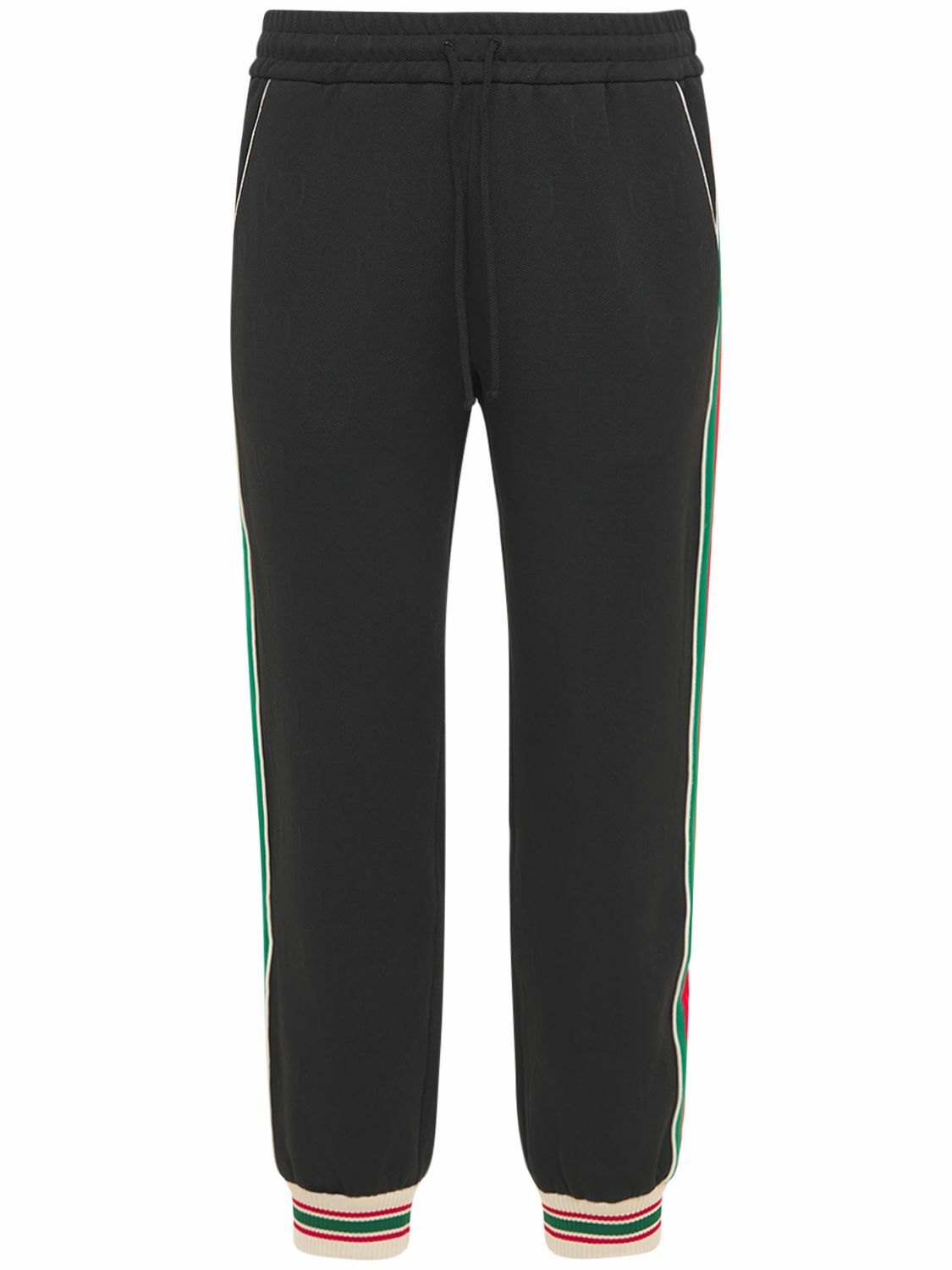 GUCCI - Gg Jersey Jacquard Jogging Pants Gucci