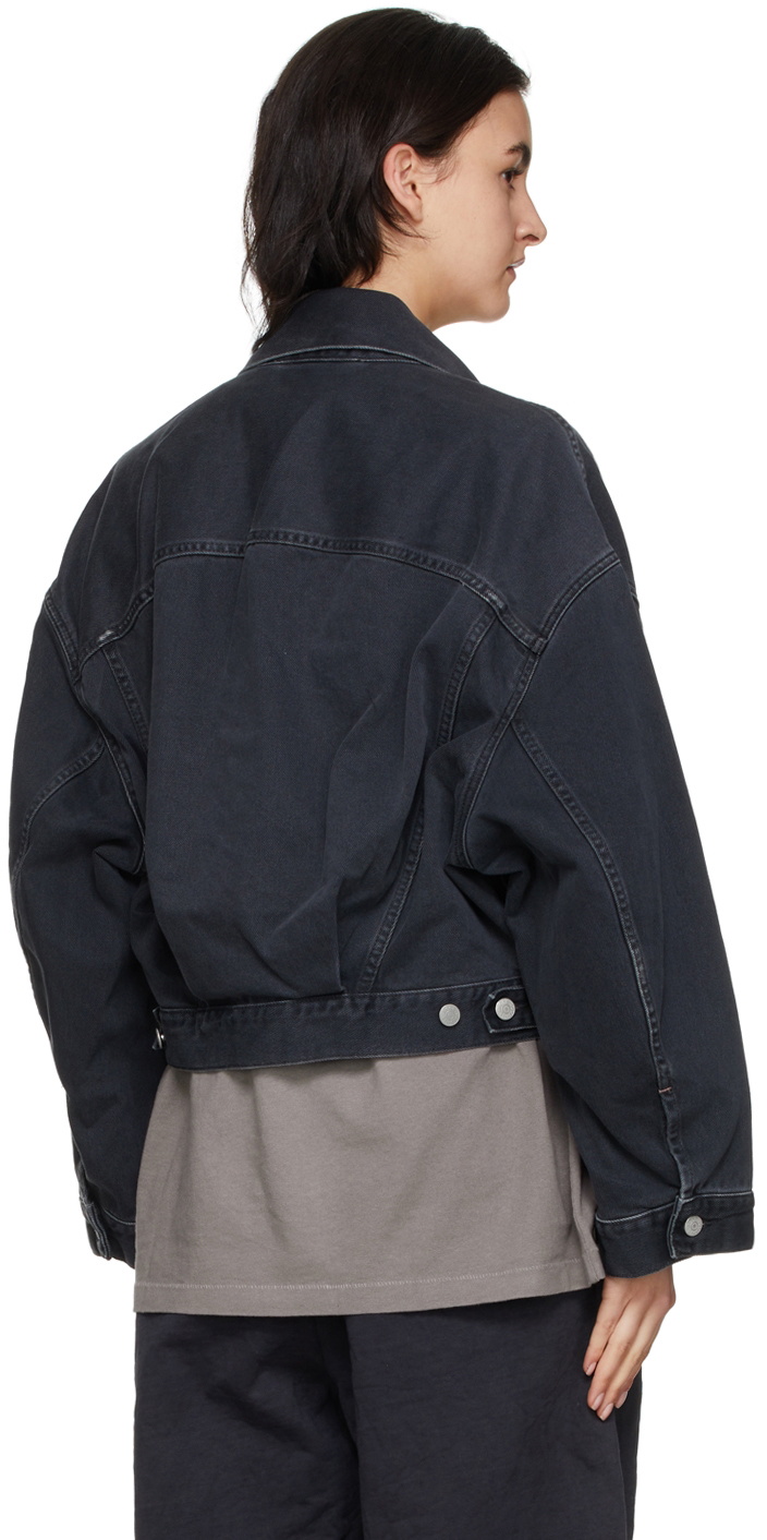 Acne Studios Grey Morris Denim Jacket Acne Studios