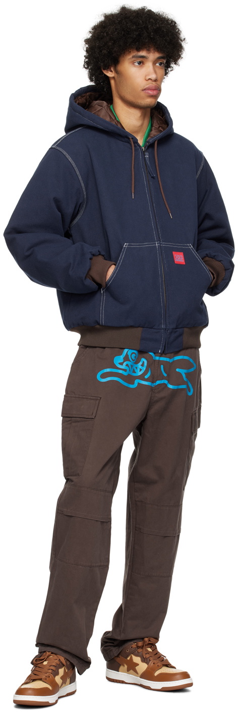 ICECREAM Navy Hooded Jacket ICECREAM