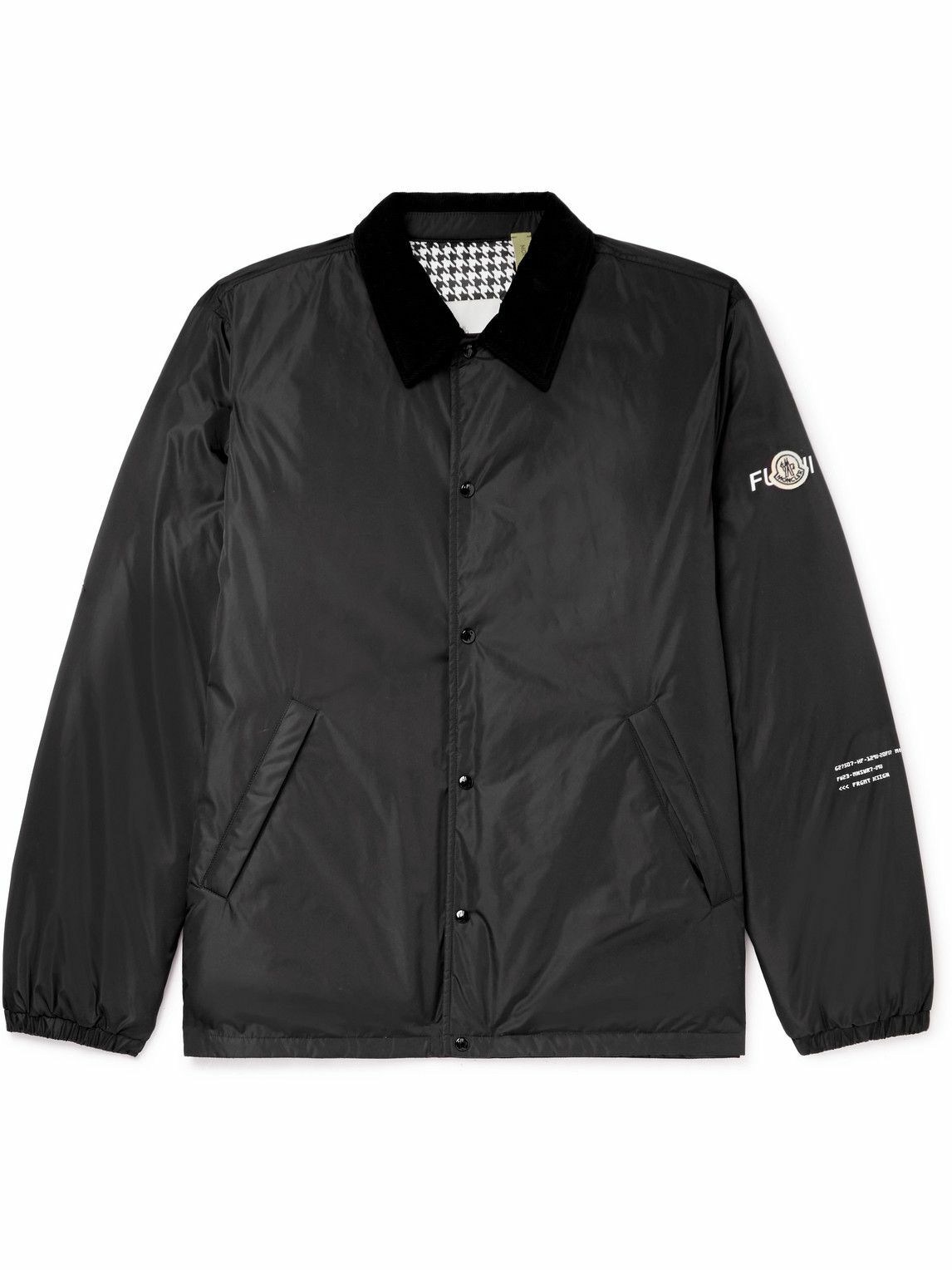 Moncler Genius - 7 Moncler FRGMT Hiroshi Fujiwara Appliquéd Shell ...