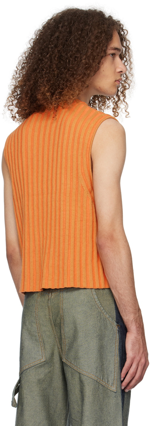 Eckhaus Latta Orange Keyboard Vest Eckhaus Latta