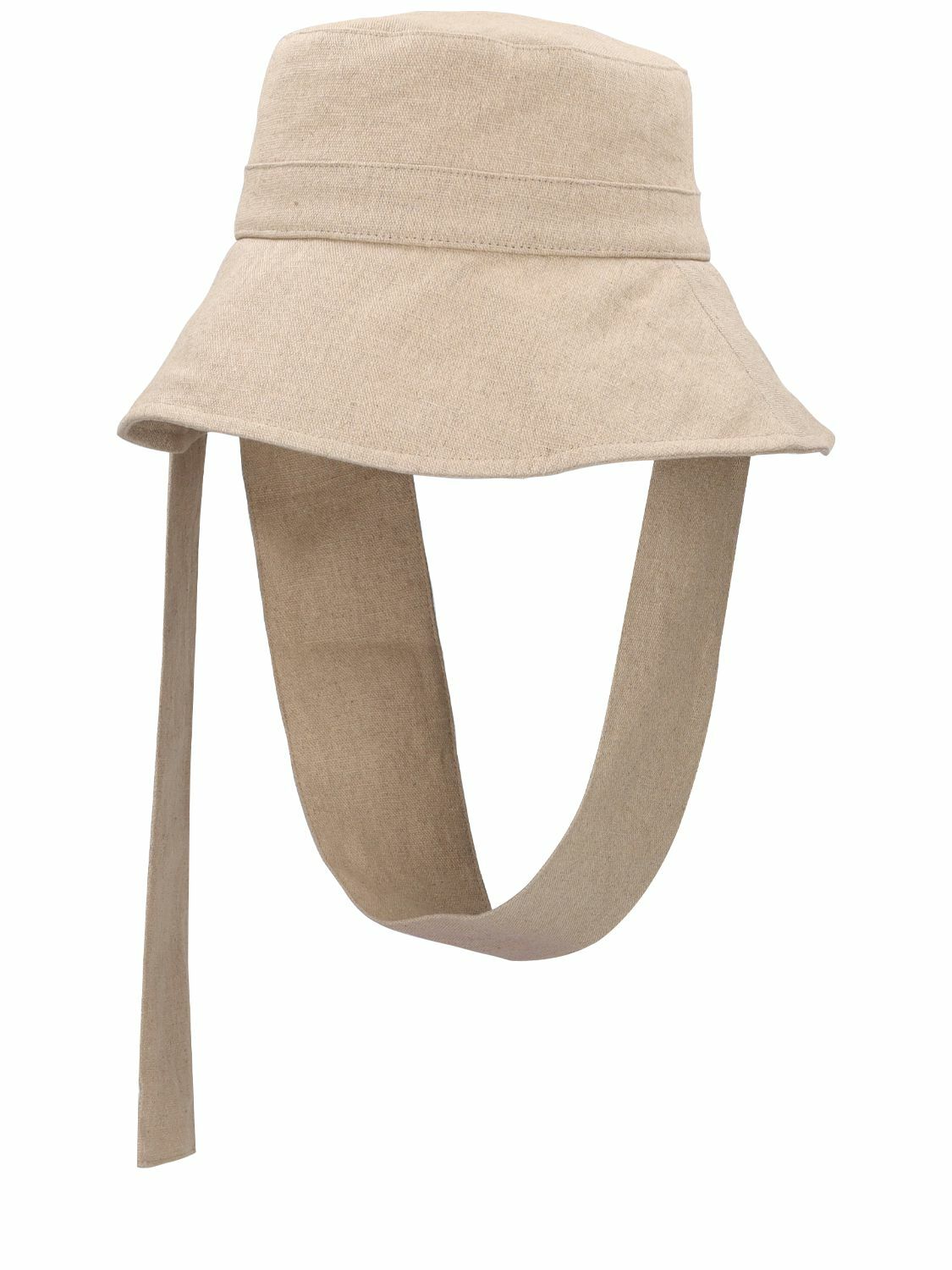JACQUEMUS - Le Bob Bando Linen Bucket Hat Jacquemus
