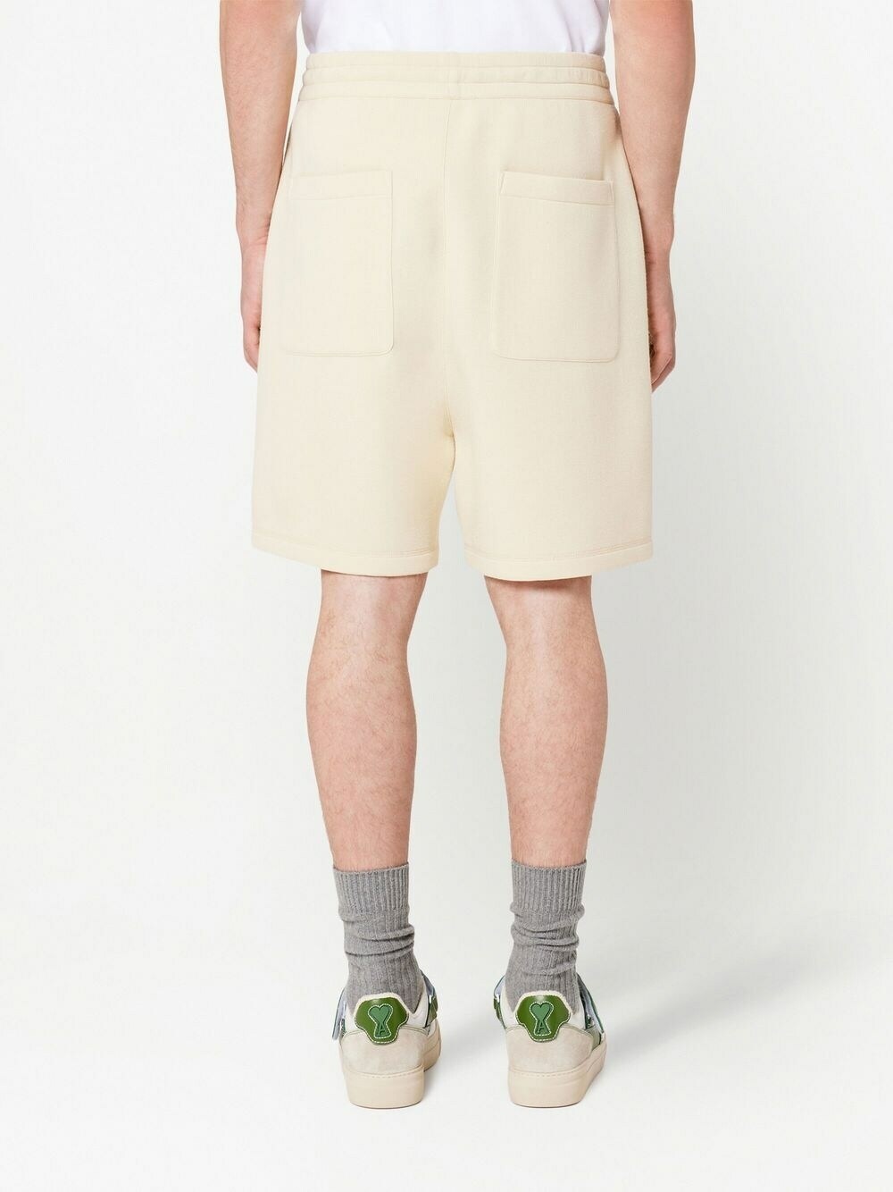 AMI PARIS - Wool Blend Trackshorts AMI