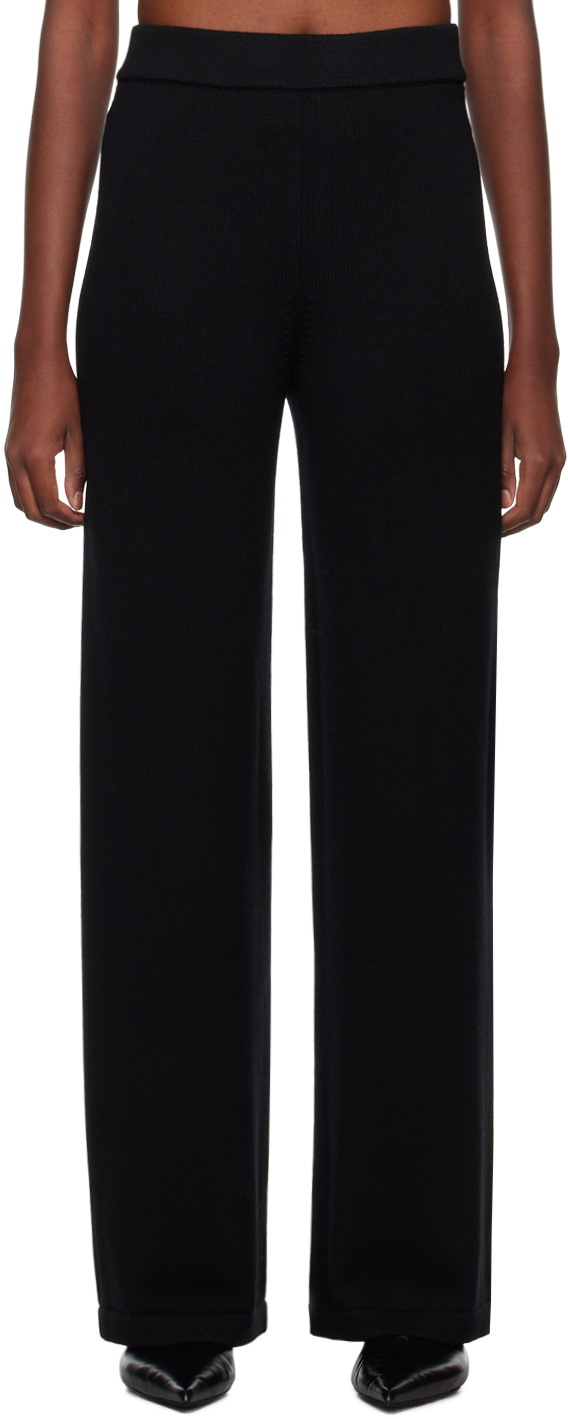 Max Mara Leisure Black Visone Lounge Pants Max Mara Leisure