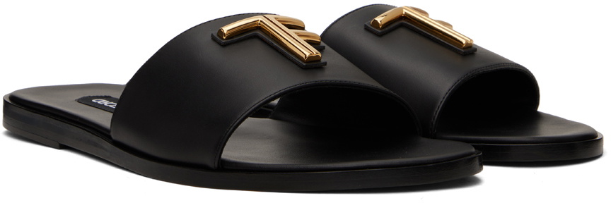TOM FORD Black Hardware Slides TOM FORD
