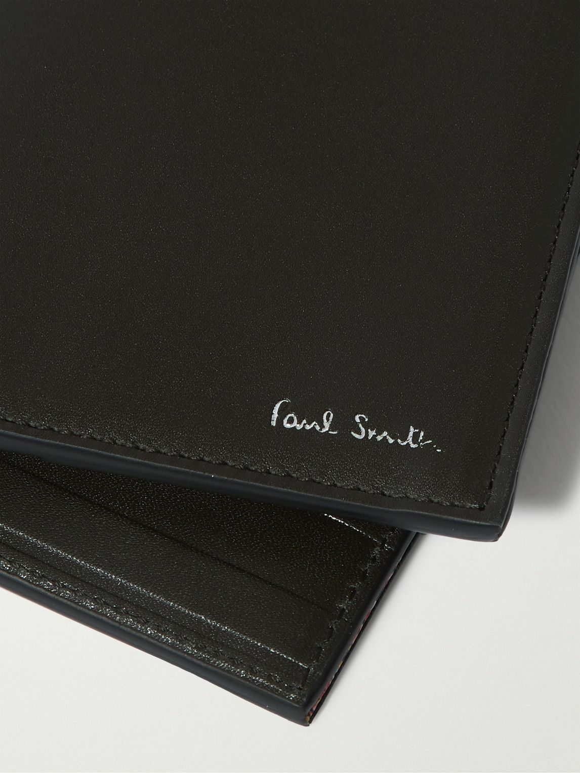 Paul Smith - Embossed Leather Billfold Wallet Paul Smith