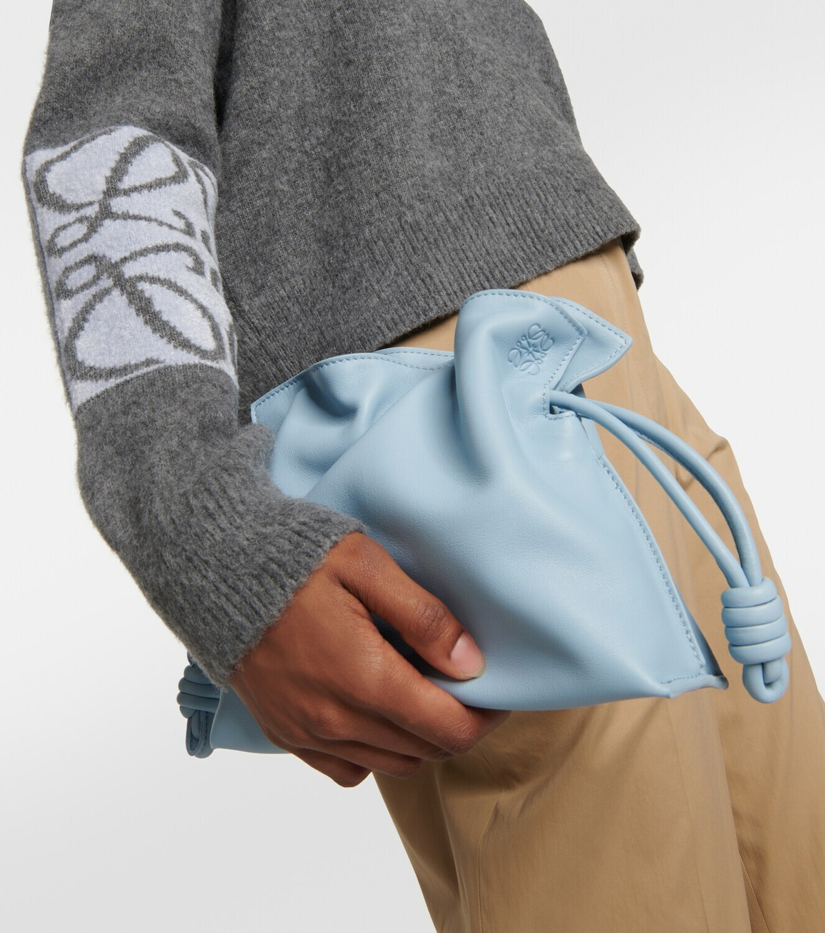 Loewe Flamenco Mini leather clutch Loewe