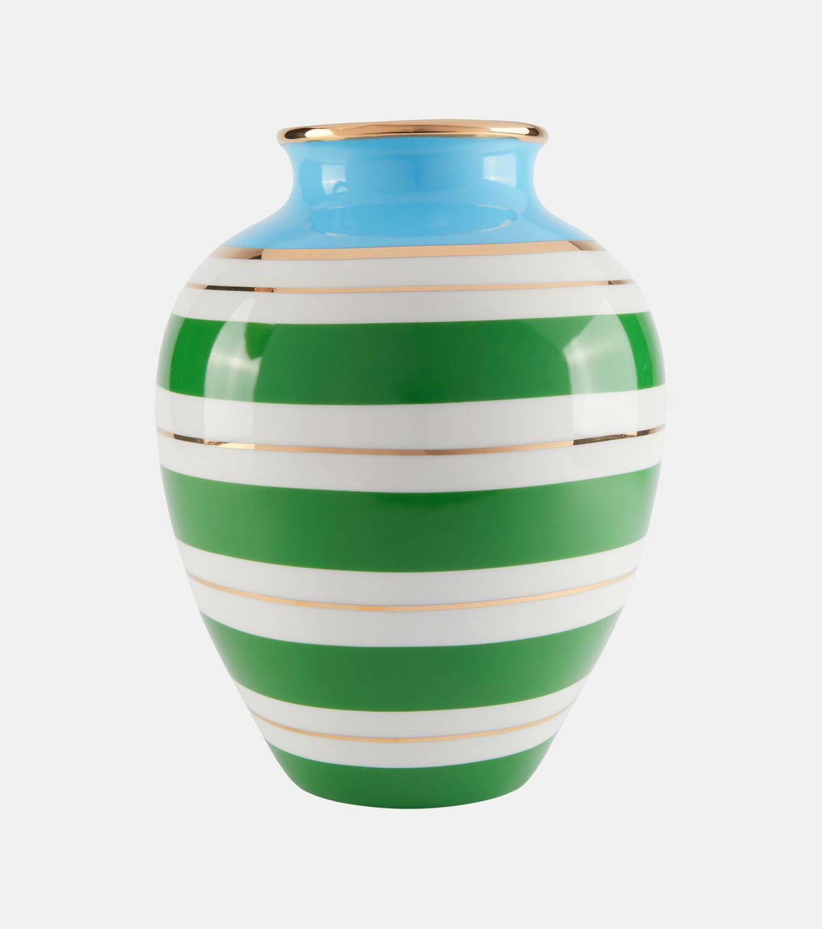 Jonathan Adler Portofino striped porcelain urn Jonathan Adler