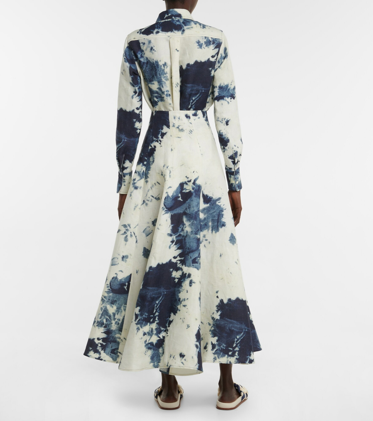 Chloe - Tie-dye linen maxi skirt Chloe