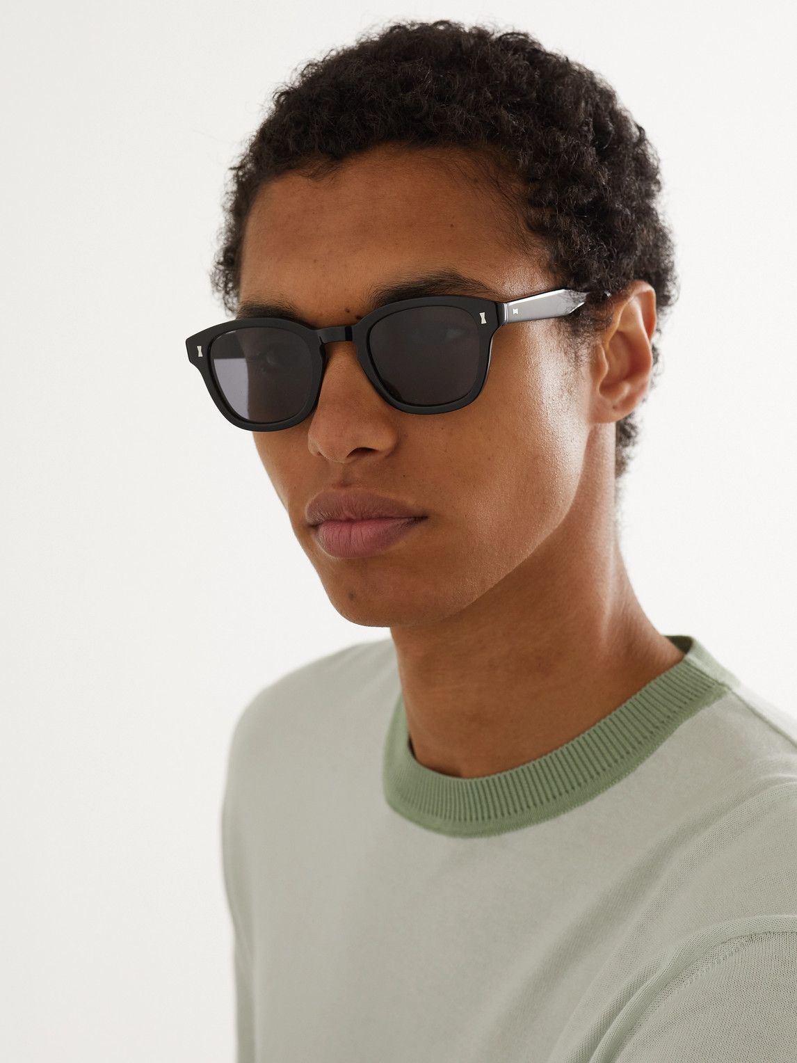 Mr P. - CUBITTS X MR P. CARNEGIE BOLD ROUND-FRAME ACETATE SUNGLASSES Mr P.