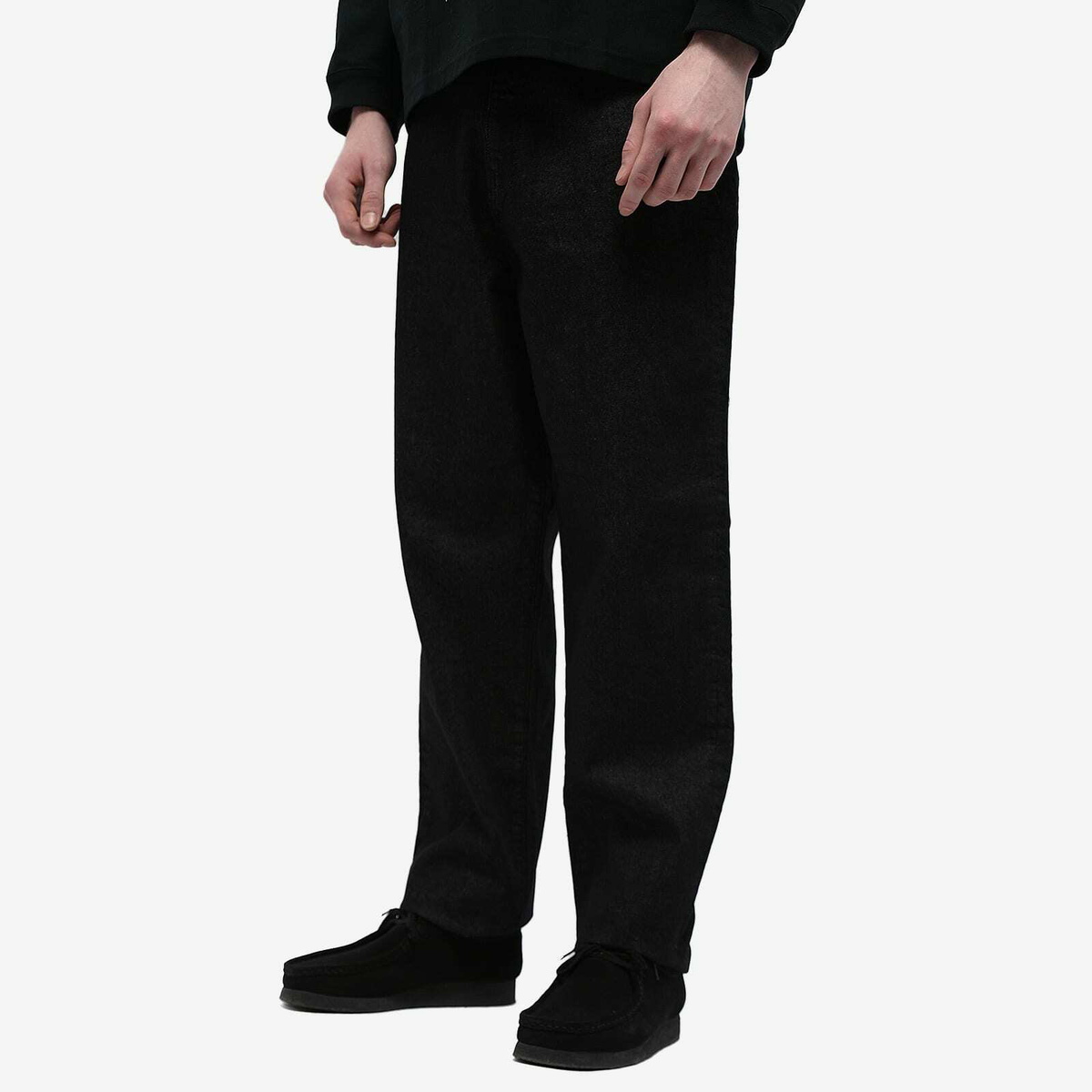 Stan Ray Men's Taper 5 Pocket Jean in Washed Black Denim Stan Ray