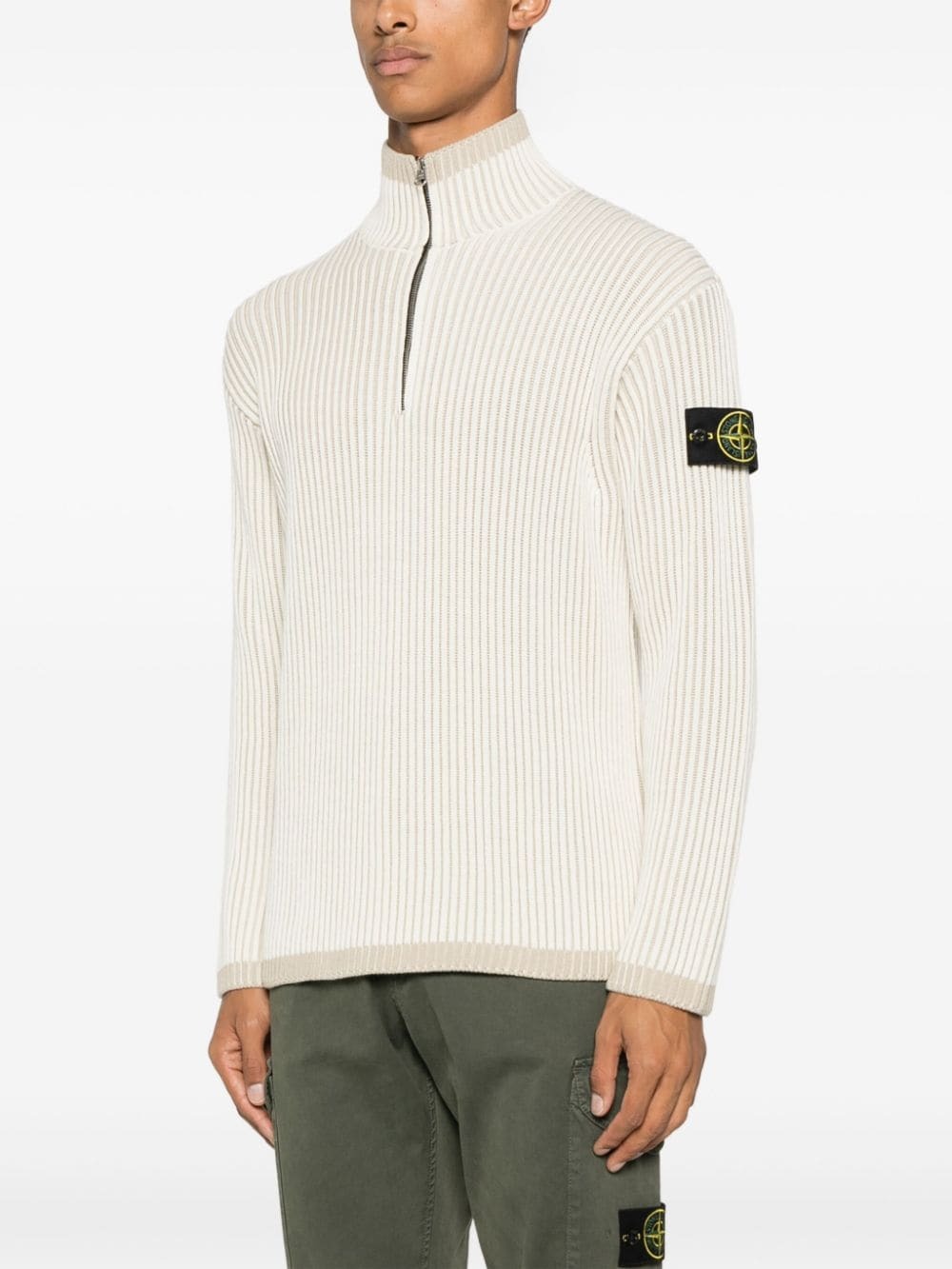 STONE ISLAND - Vanisé Ribbed Sweater Stone Island