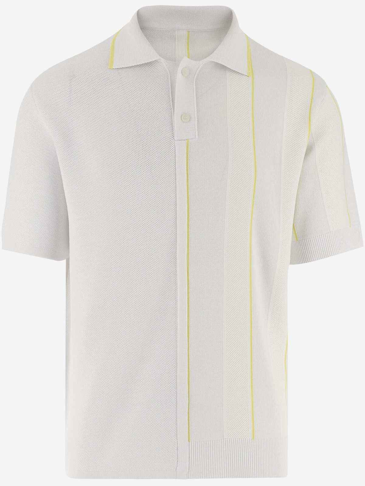 Jacquemus Contrast Knitted Polo Shirt Jacquemus