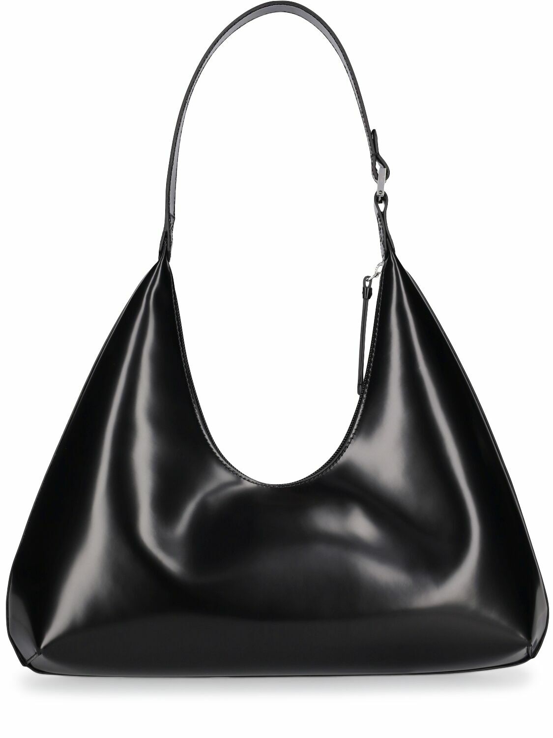 BY FAR - Amber Semi-patent Leather Shoulder Bag By Far