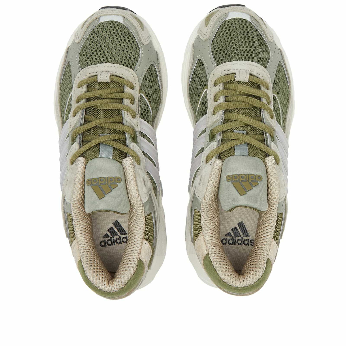 Adidas Response CL Sneakers in Silver/Beige/Olive adidas