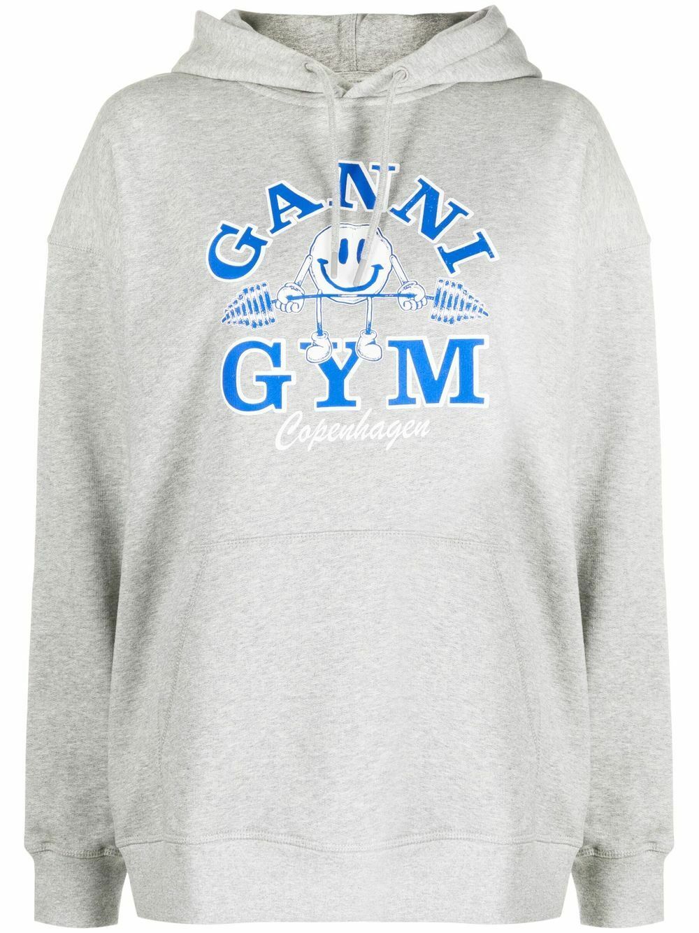 GANNI - Logo Organic Cotton Hoodie GANNI