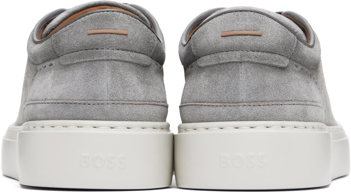 BOSS Gray Gary Low-Top Sneakers BOSS