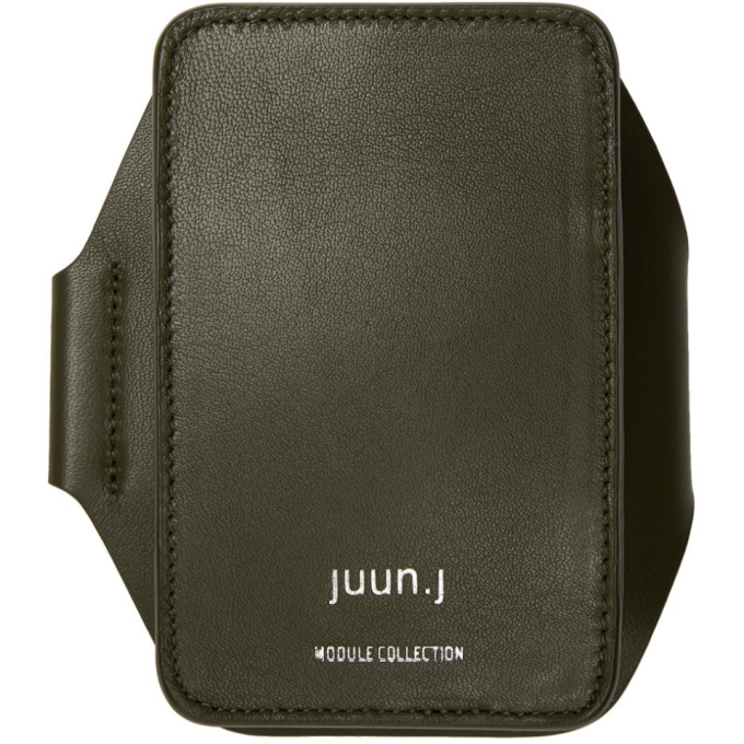Juun.J Khaki Arm Patch Wallet Juun.J