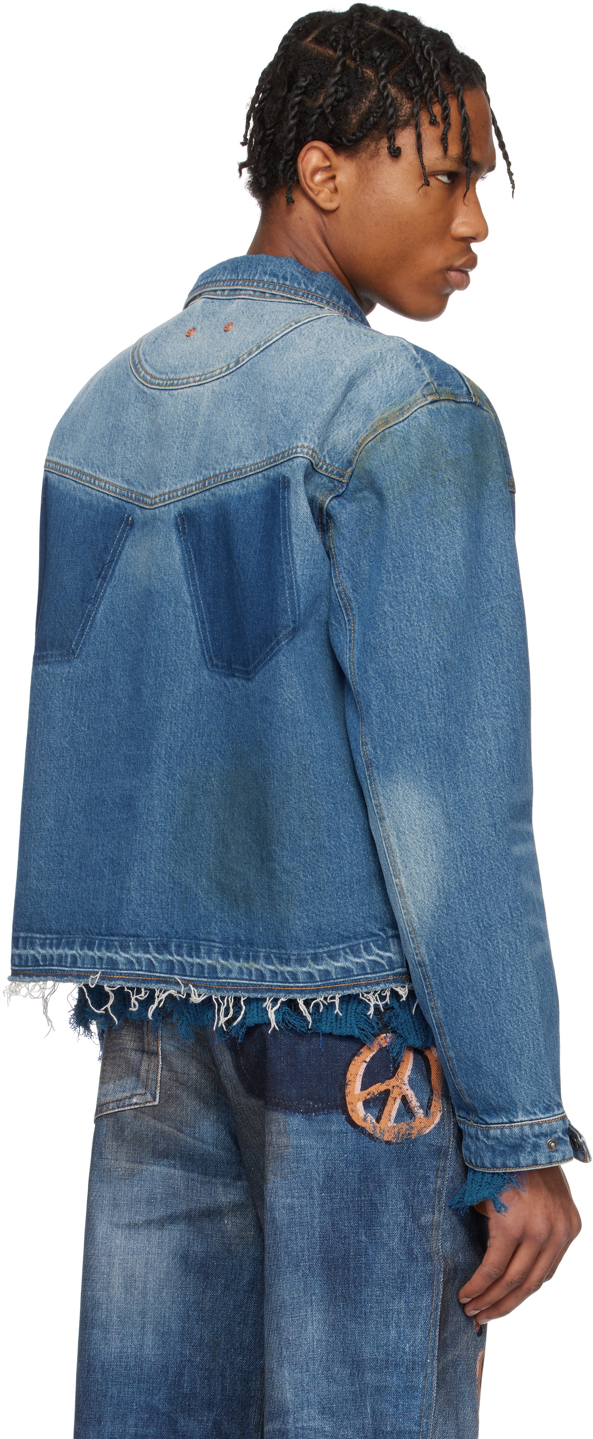 Andersson Bell Blue Rodeo Motorcycle Denim Jacket Andersson Bell