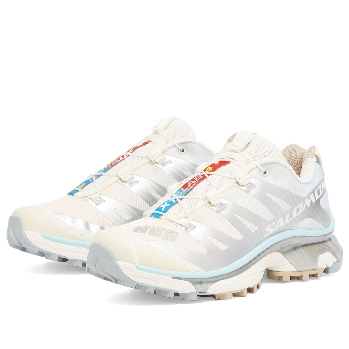 Salomon Xt-4 Og Sneaker in Vanilla Ice/Ballad Blue/Tender Peach Salomon