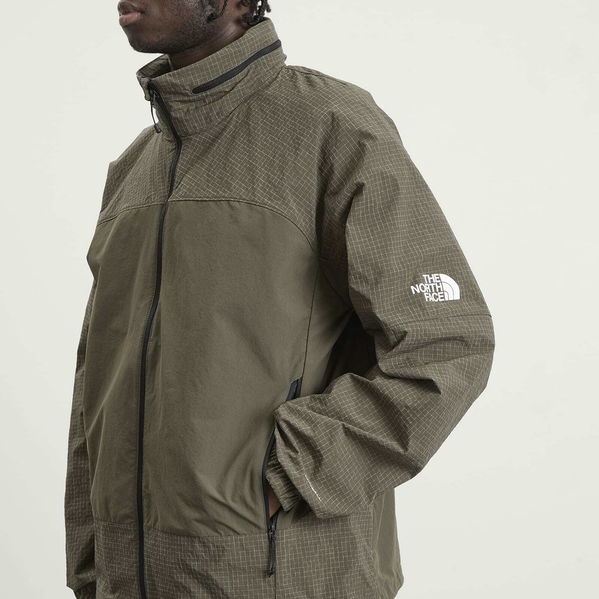The North Face Men's HKE Utility Wind Jacket in New Taupe Green The ...