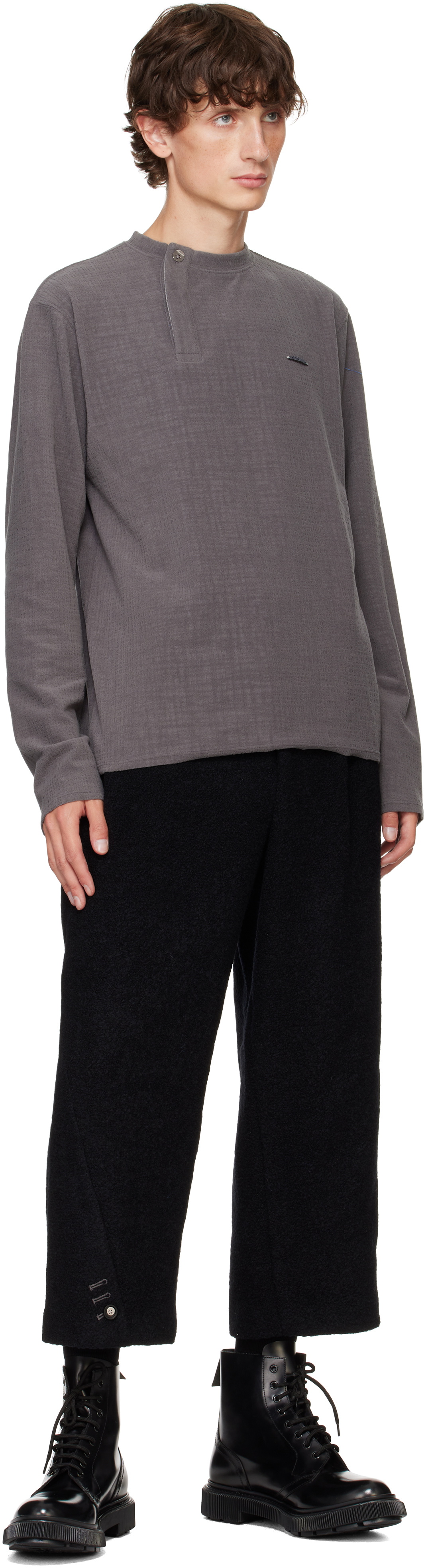 ADER error Gray Product. 51 T-shirt ADER error