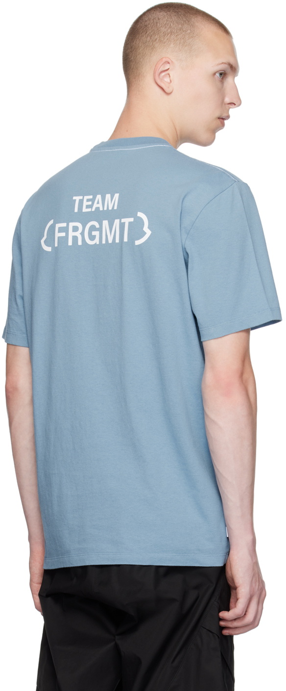 Moncler Genius 7 Moncler FRGMT Hiroshi Fujiwara Blue T-Shirt Moncler Genius