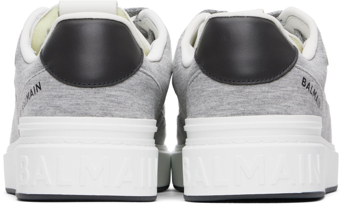 Balmain Gray B-Court Skate Sneakers Balmain