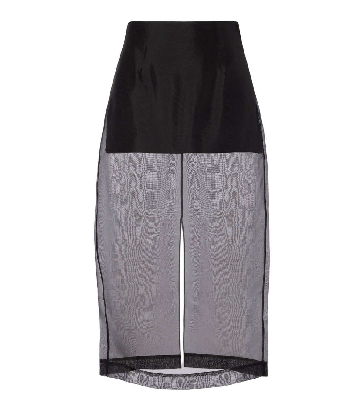 Frame High-rise silk organza midi skirt Frame Denim