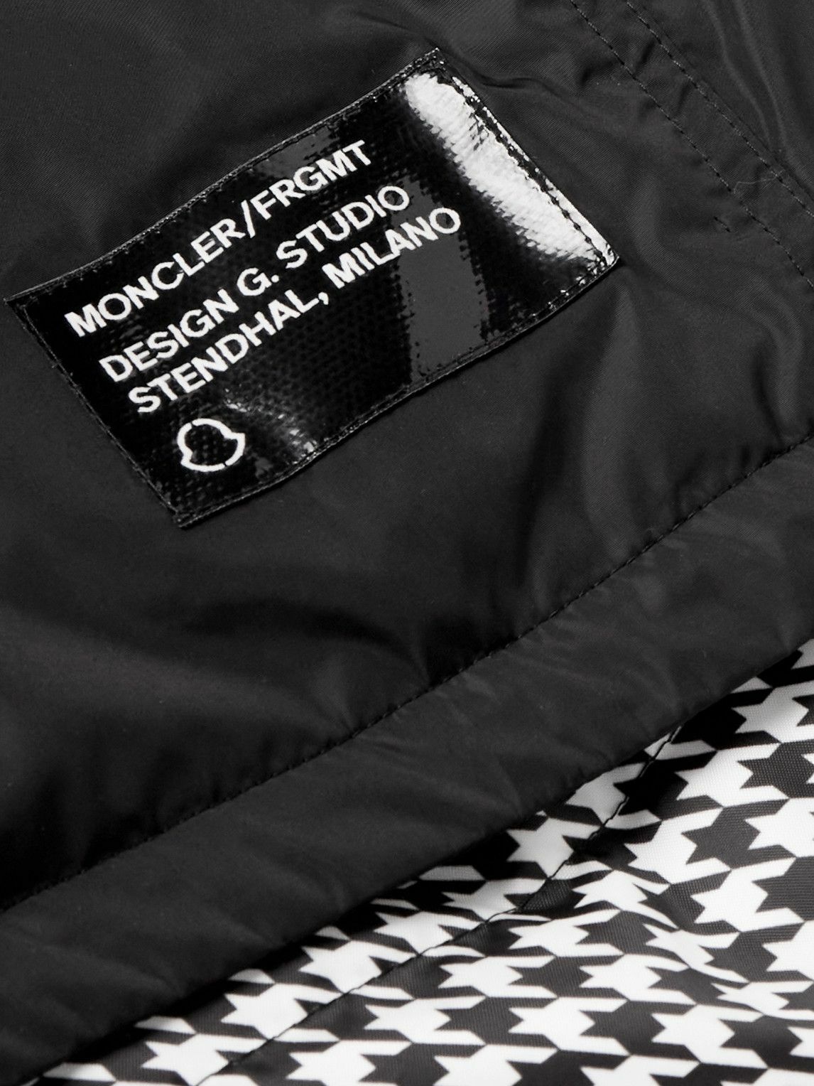 Moncler Genius - 7 Moncler FRGMT Hiroshi Fujiwara Appliquéd Shell ...