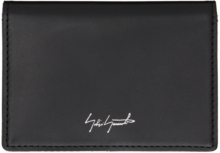 Yohji Yamamoto Black discord Bifold Wallet Yohji Yamamoto