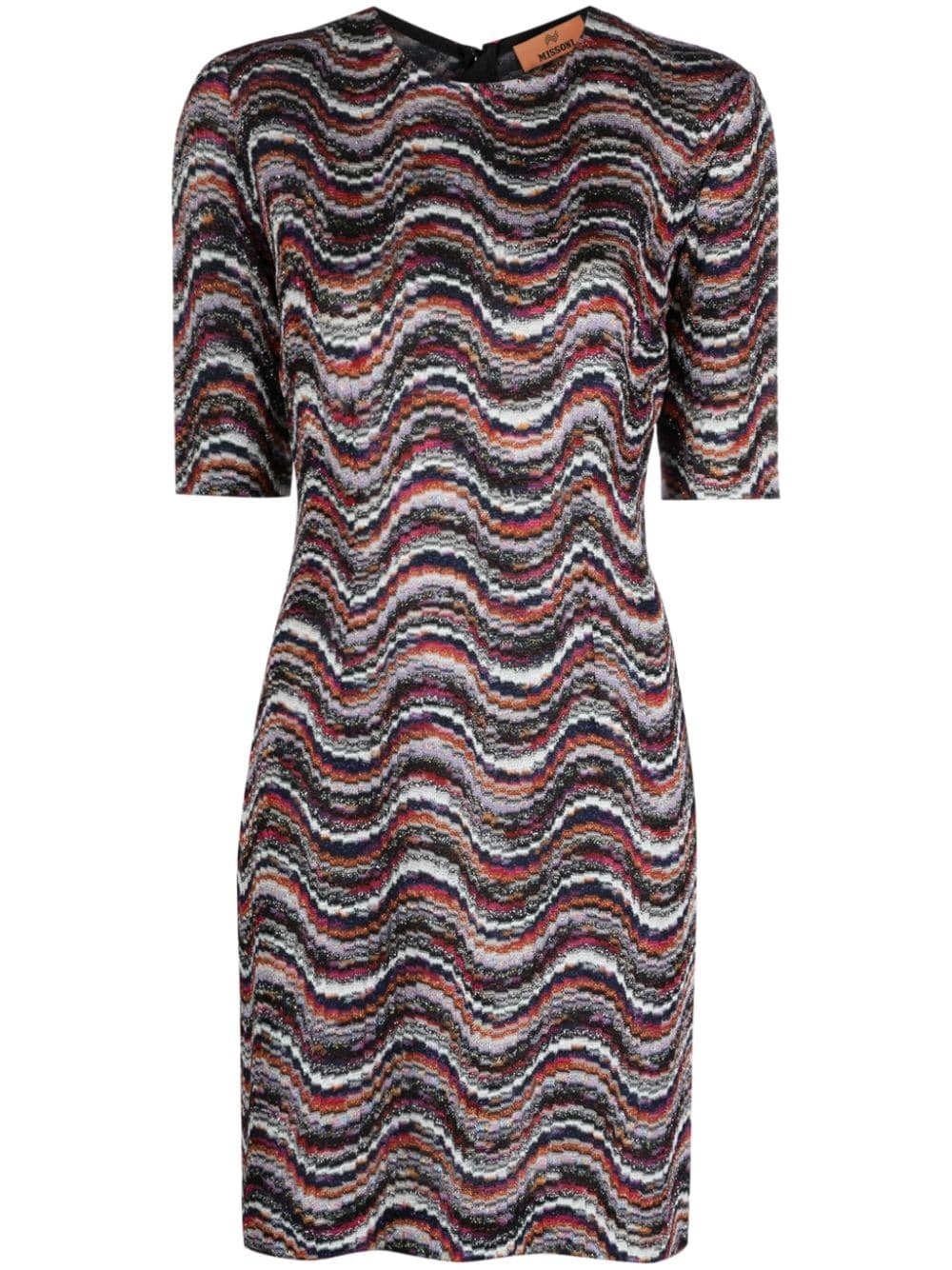 MISSONI - Waves Pattern Short Dress Missoni