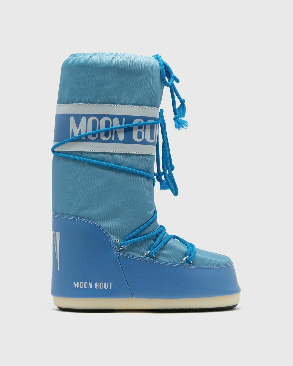 Moon Boot Mb Icon Nylon Blue Boots Moon Boot