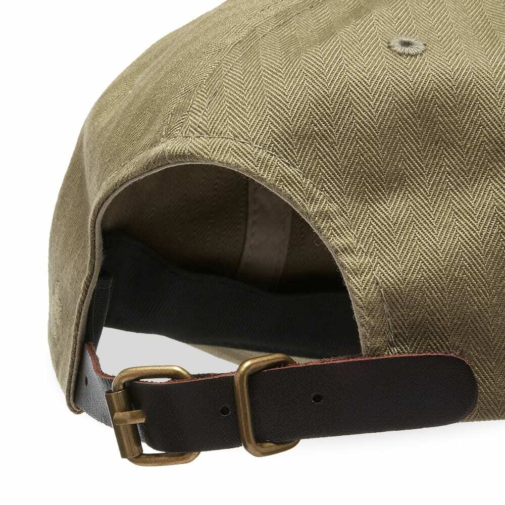 Beams Plus Men's 6 Panel Herringbone Cap in Olive Beams Plus