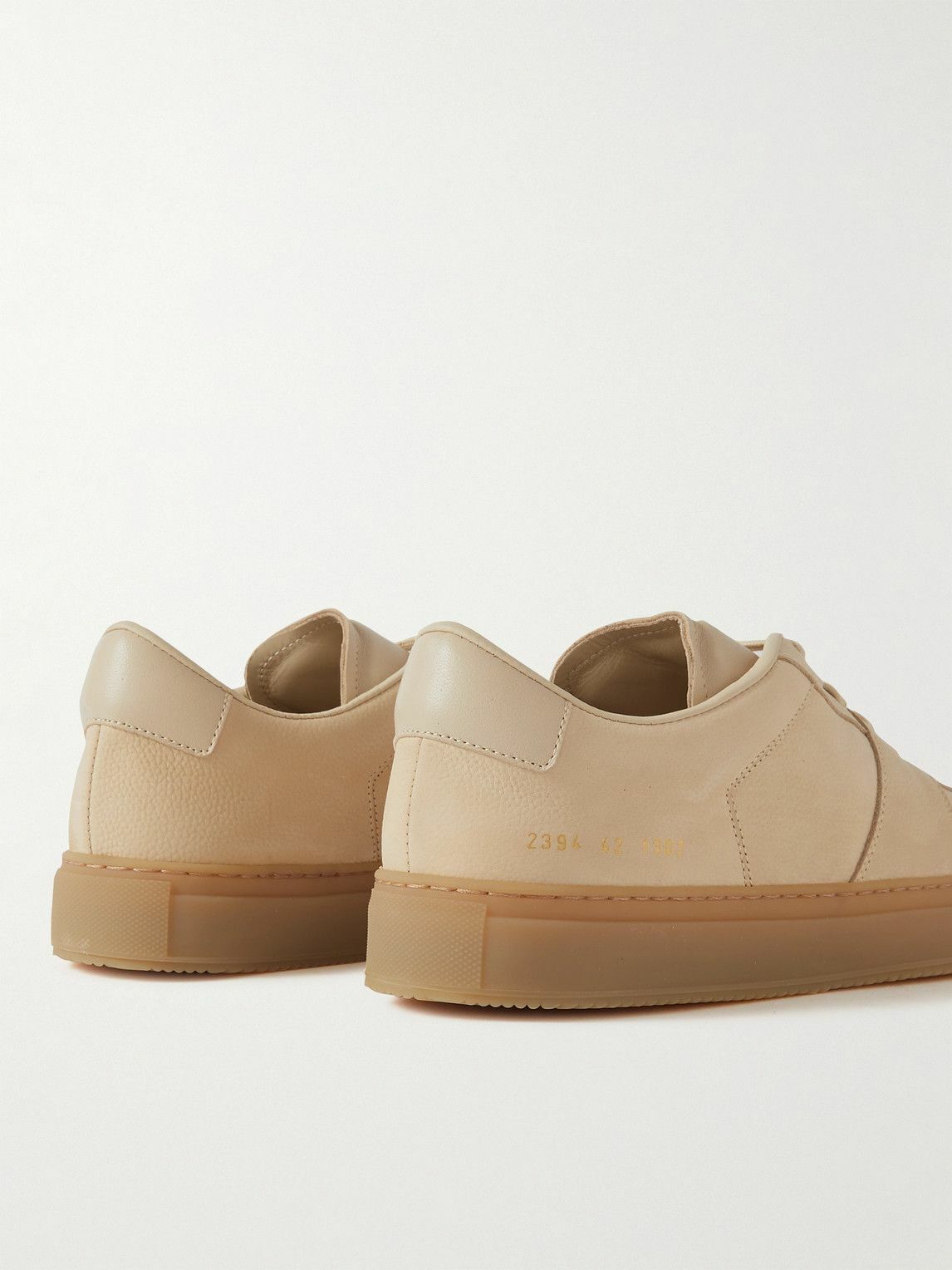 Common Projects - Decades Full-Grain Leather Sneakers - Brown Common ...