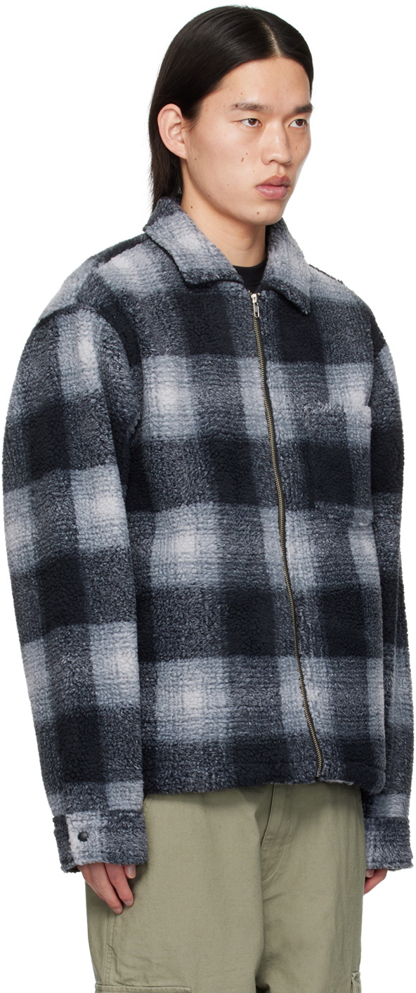 Stüssy Black & Gray Check Jacket Stussy