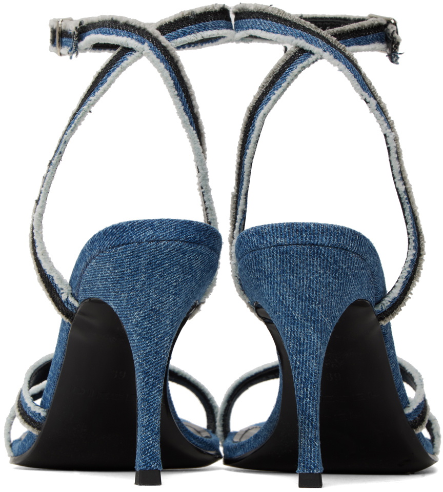 Diesel Blue D-Venus SA Heeled Sandals Diesel
