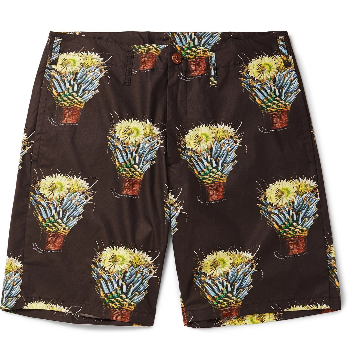 Neighborhood - Printed Cotton Shorts - Black Neighborhood