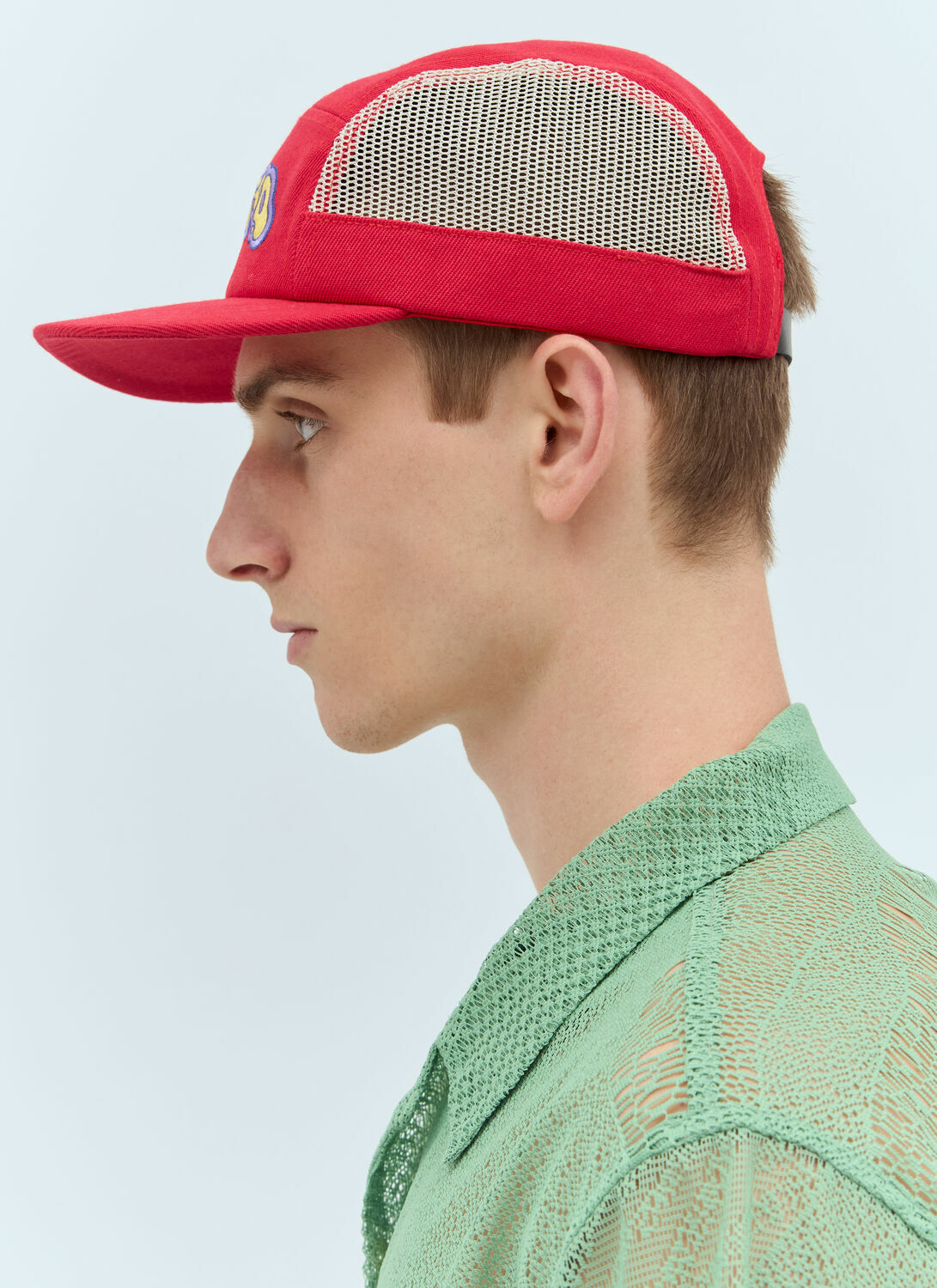 Brain Dead Mesh Panel Camp Baseball Cap Brain Dead