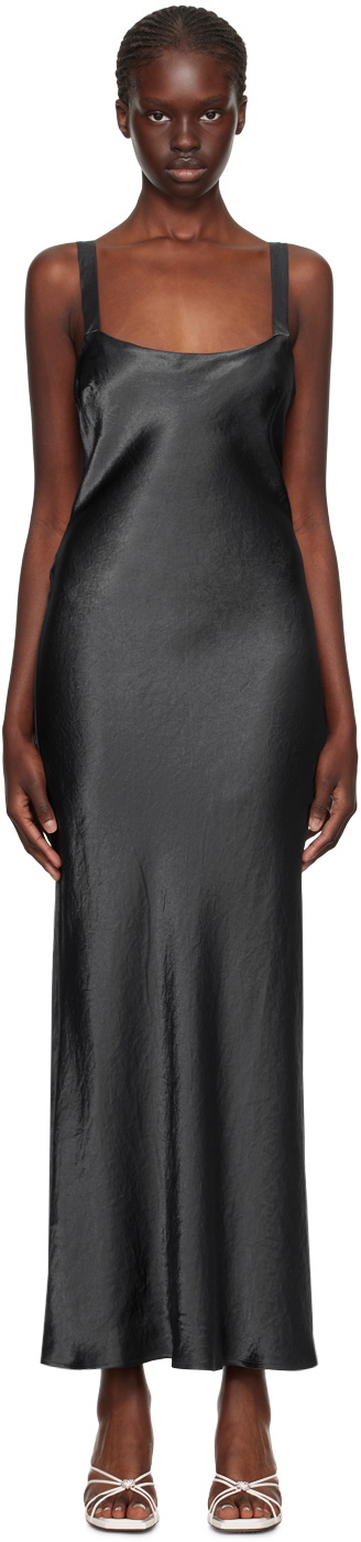 THIRD FORM Blue Bias Classic Maxi Dress THIRD FORM