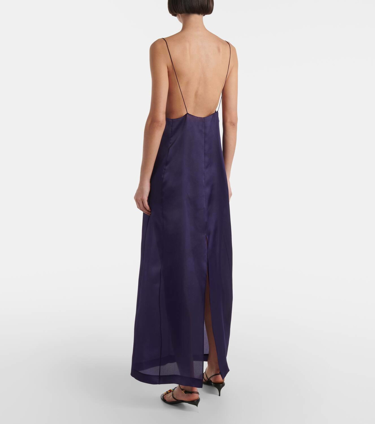 Khaite Tulula silk organza slip dress Khaite