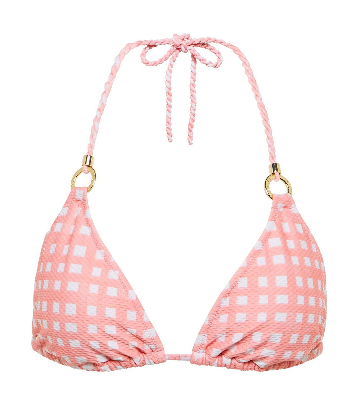Heidi Klein Zanzibar checked bikini top Heidi Klein