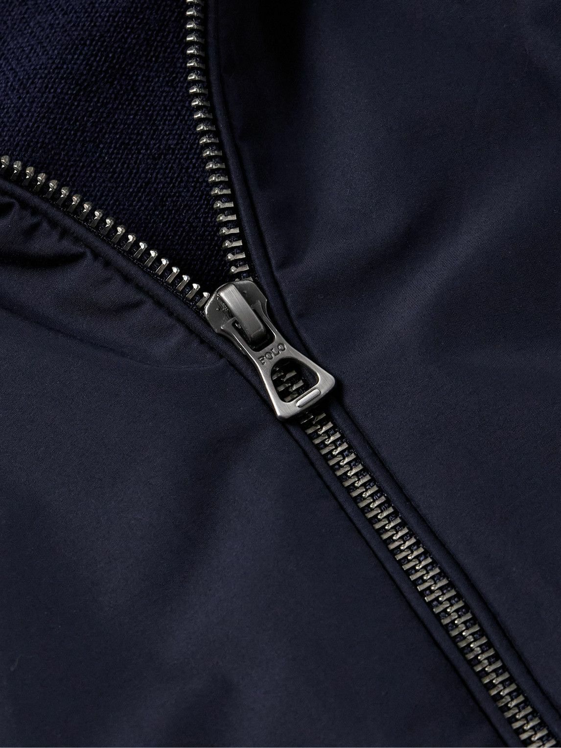Polo Ralph Lauren - Padded Wool-Felt and Cotton-Blend Shell Bomber ...
